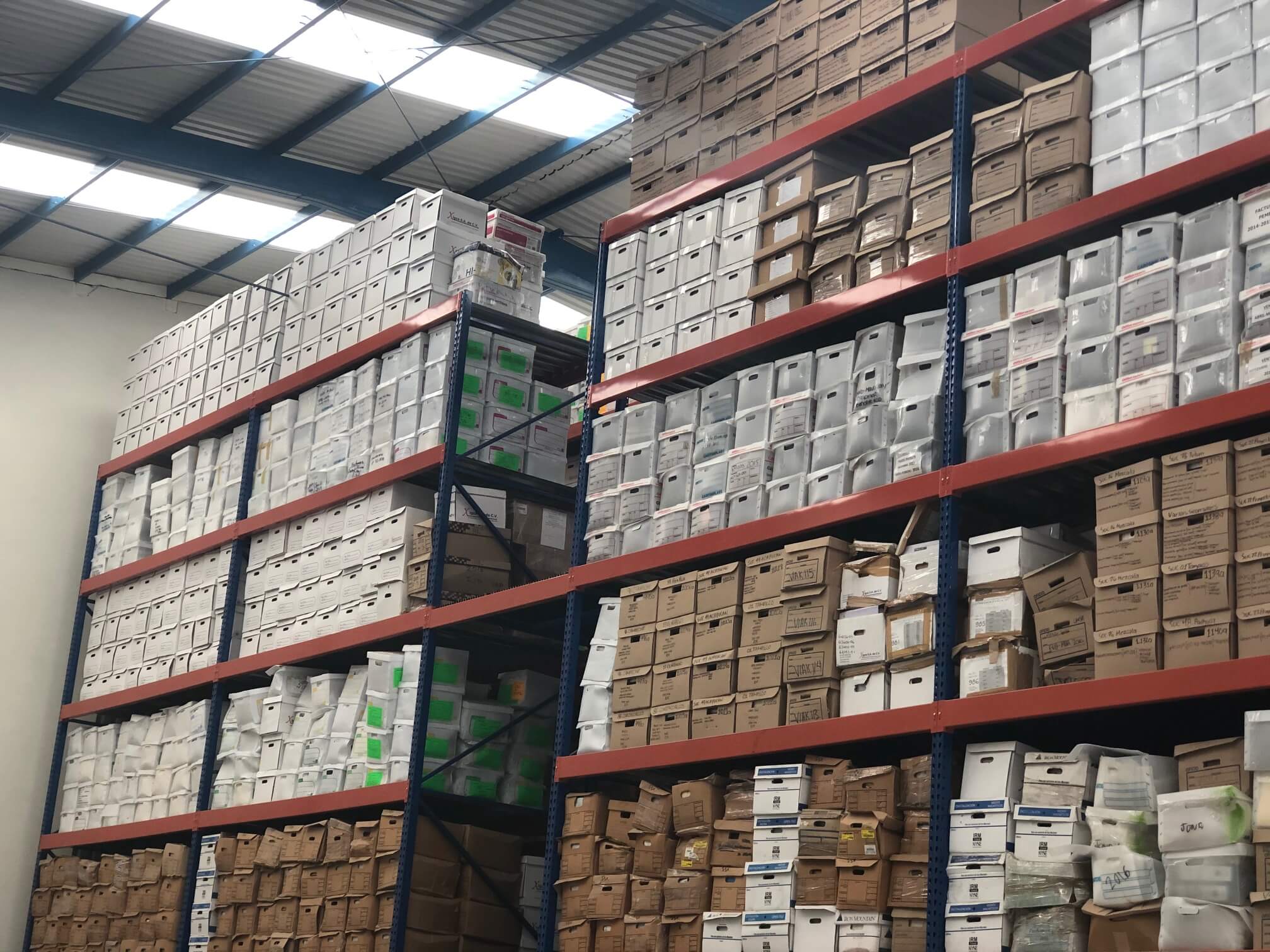 almacén de archivo muerto